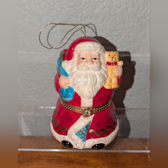 Mr. Christmas | Holiday | Mr Christmas Porcelain Music Box Santa ...